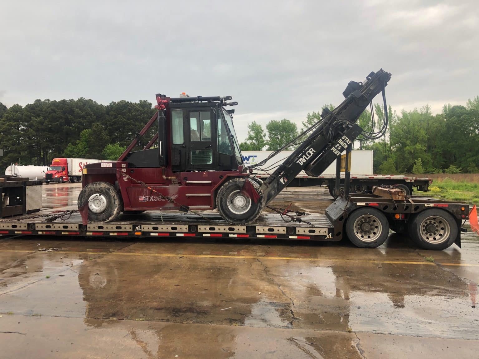 How to Load a Forklift - Tractor Transport