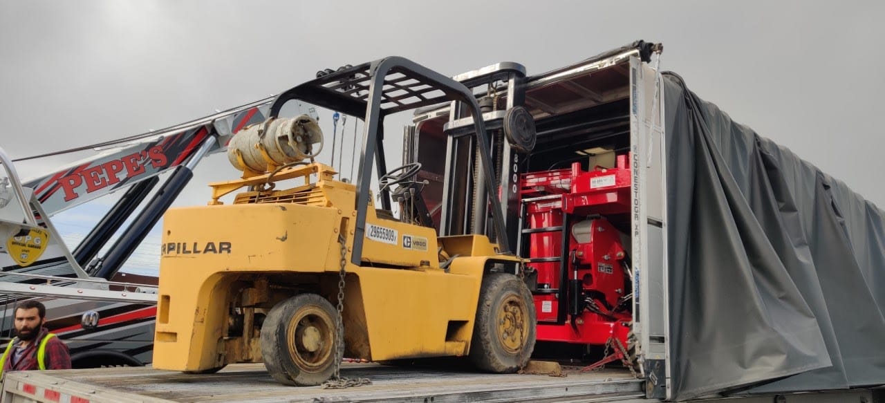 How to Load a Forklift - Tractor Transport